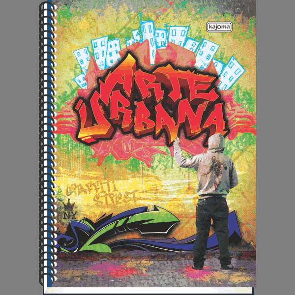 Caderno Universitário Kajoma 1 Matéria - 96 Folhas - CAUE DISTRIBUIDORA