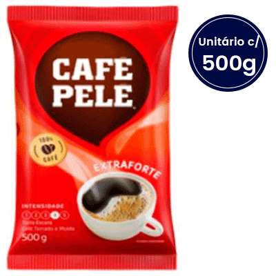 Café Extra Forte Pelé Almofada 500g - CAUE DISTRIBUIDORA