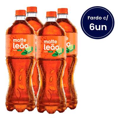 Chá Matte Limão Leão 1,5L Fardo Com 6un - CAUE DISTRIBUIDORA