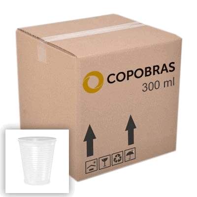 Copo Descartável 300ml Copobras - Caixa com 2000 Unidades - CAUE ...