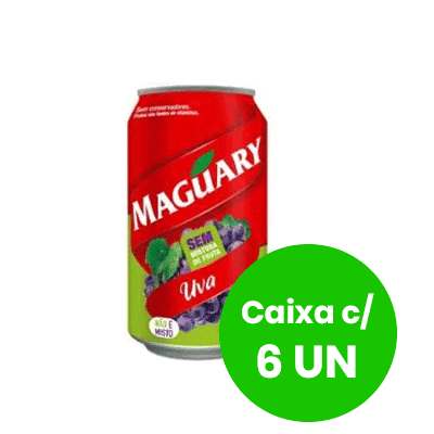 Suco Néctar de Uva Maguary Lata 335ml - Pacote com 6 unidades - CAUE ...