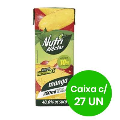 Suco Nutri Néctar de Manga 200ml - Caixa com 27 Unidades - CAUE ...
